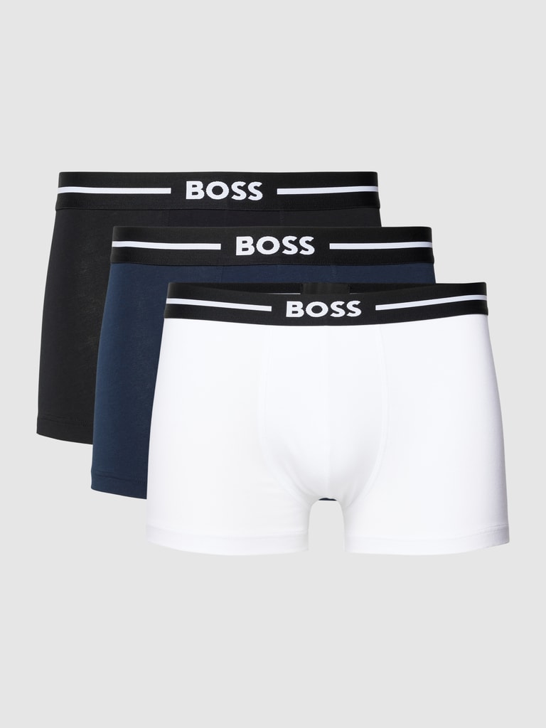BOSS Trunks mit elastischem Label-Bund im 3er-Pack (dunkelblau) online ...