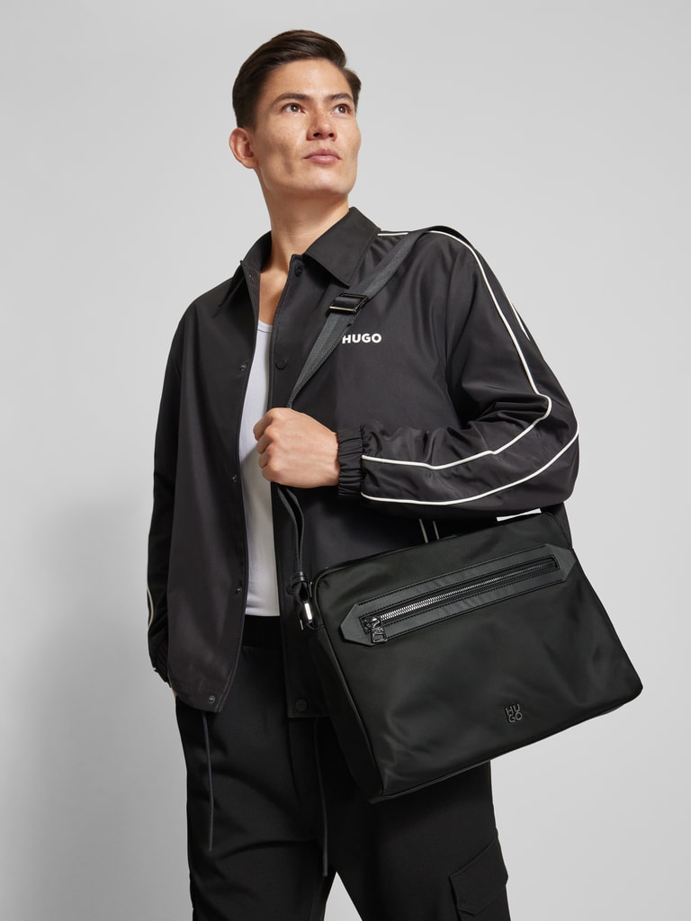 HUGO Tasche in unifarbenem Design Modell 'Elliott' (black) online kaufen