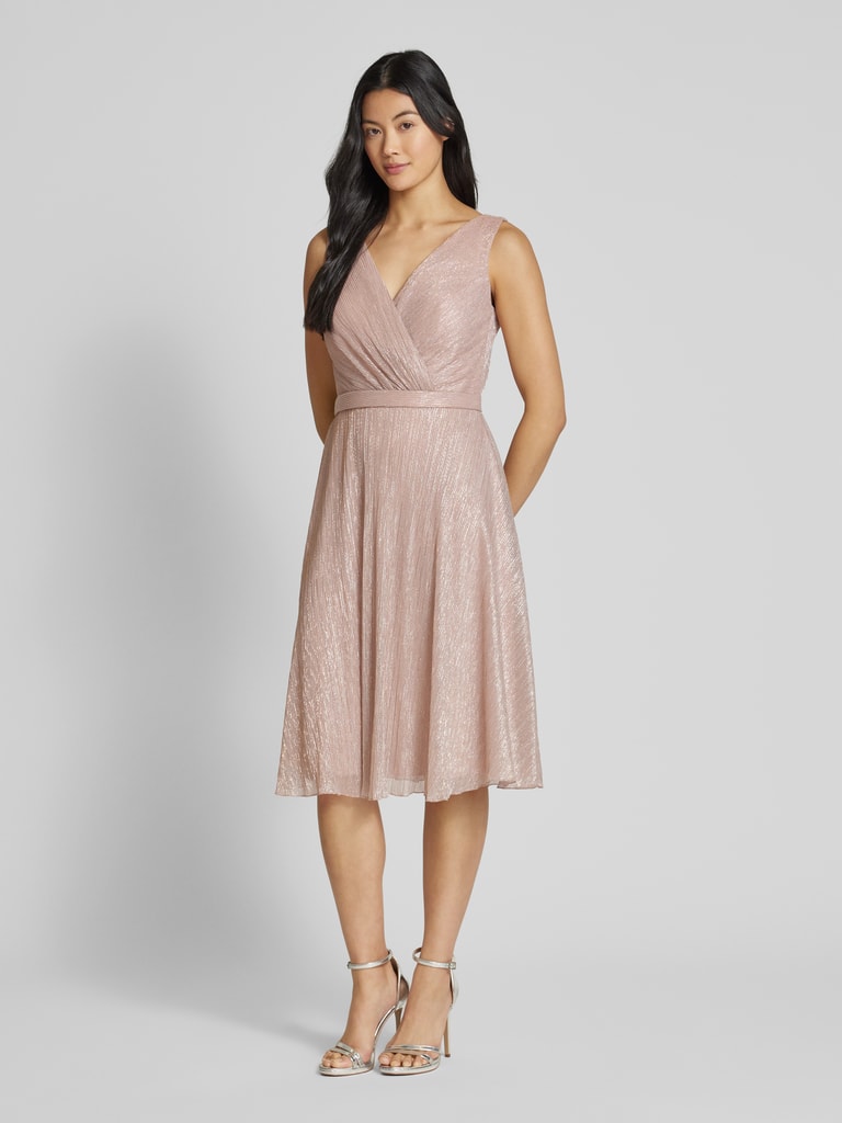 TROYDEN COLLECTION Cocktailkleid in Wickel-Optik (rose) online kaufen