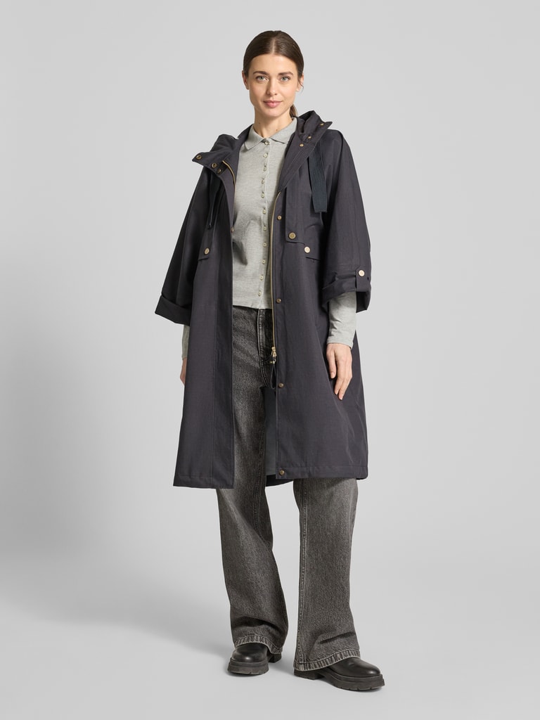 G-LAB Mantel aus Lyocell-Baumwoll-Mix mit Leinen-Anteil Modell 'MILLA ...