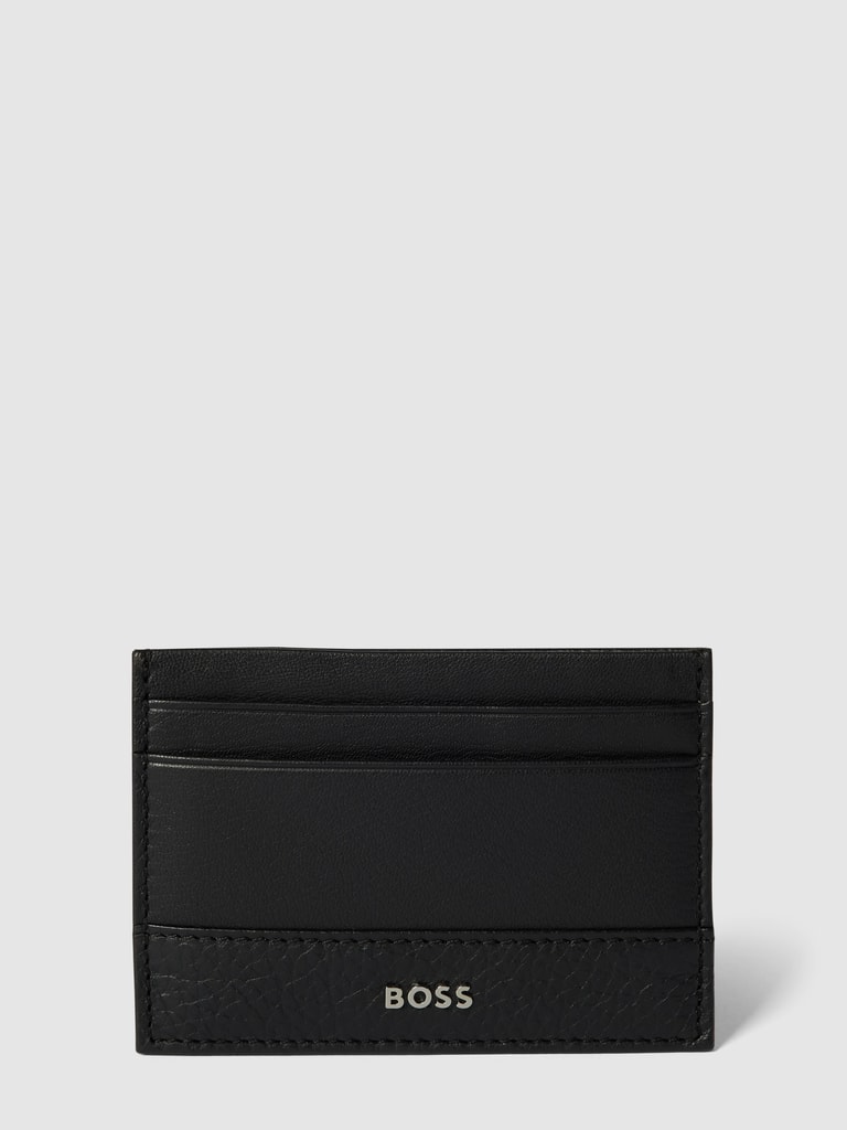 BOSS Kartenetui aus Leder Modell 'Gavin' (black) online kaufen