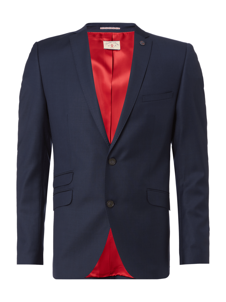 CG - Club of Gents Slim Fit 2-Knopf-Sakko aus Schurwolle - 'Savile Row ...