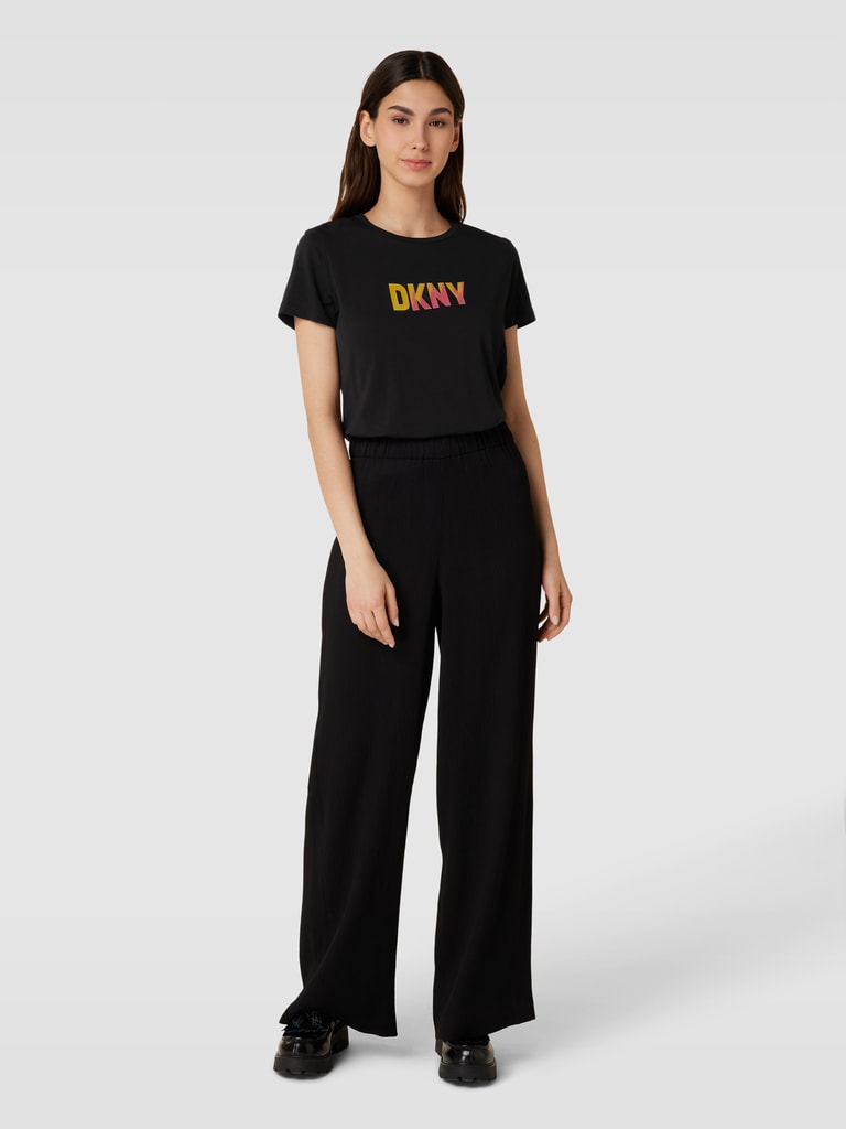 DKNY T-Shirt mit Label-Print (black) online kaufen