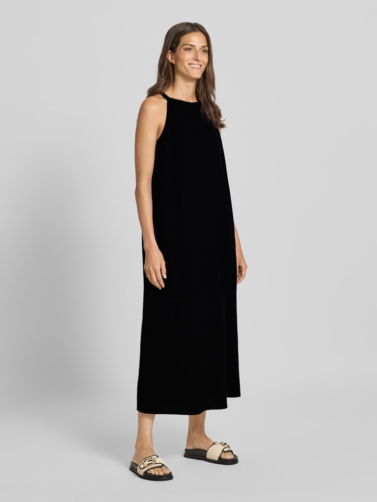 Someday Maxikleid aus Viskose-Leinen-Mix Modell 'Quise' (black) online ...