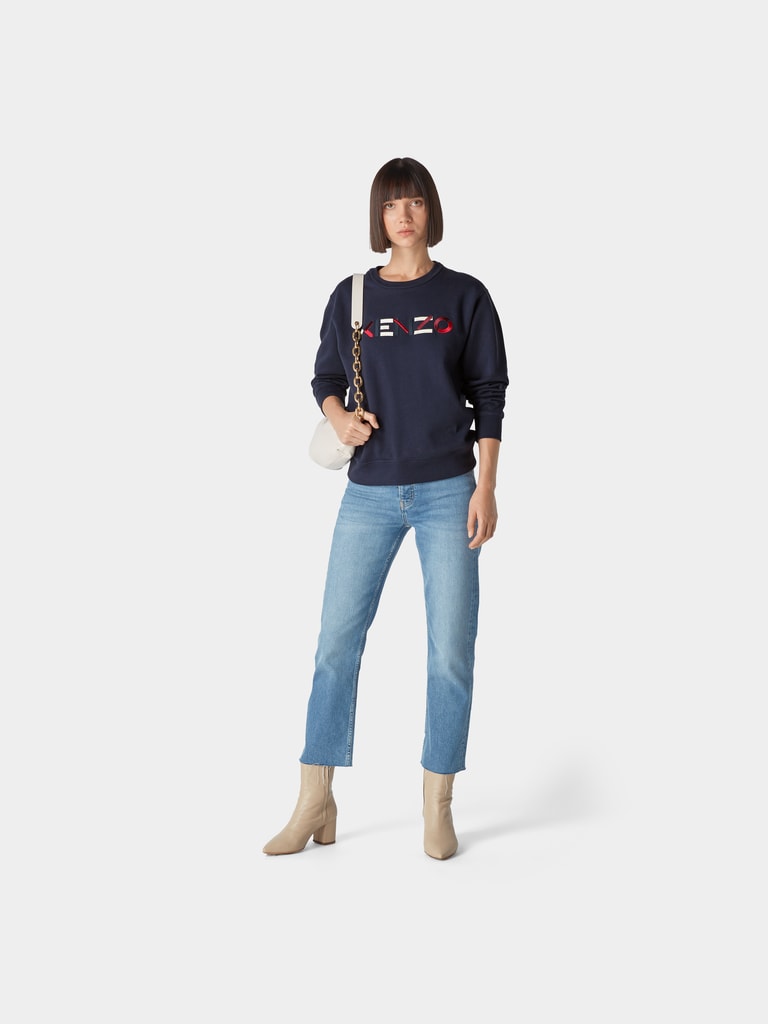 Kenzo Sweatshirt mit Brand-Detail (bleu) online kaufen