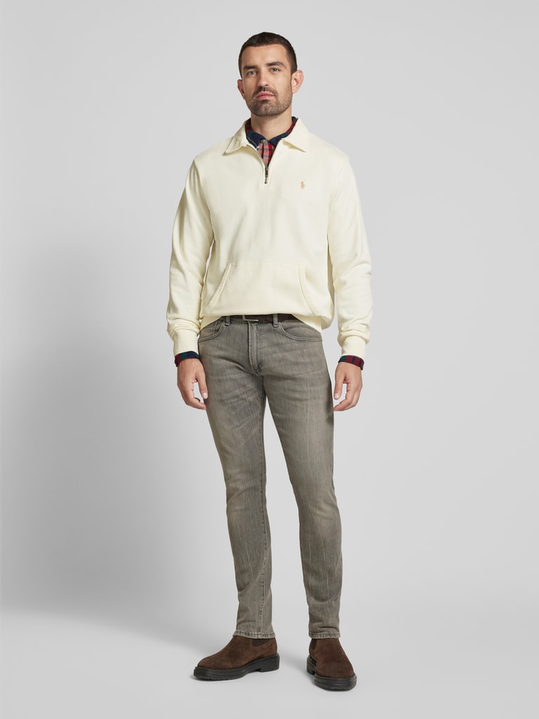 Polo Ralph Lauren Sweatshirt mit Logo-Stitching (offwhite) online kaufen