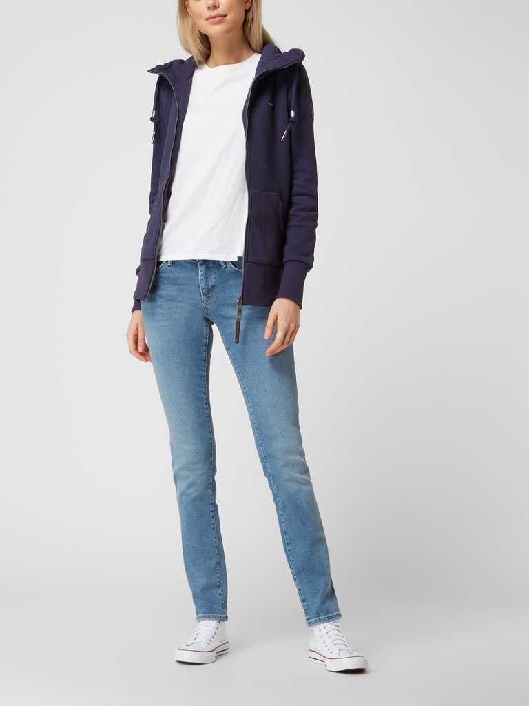 Ragwear Sweatjacke mit Label-Patch Modell 'NESKA ZIP' (dunkelblau ...