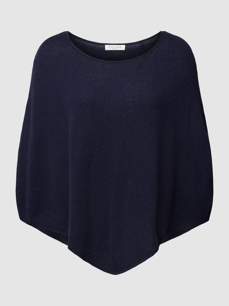 Christian Berg Woman Poncho aus Kaschmir (dunkelblau) online kaufen