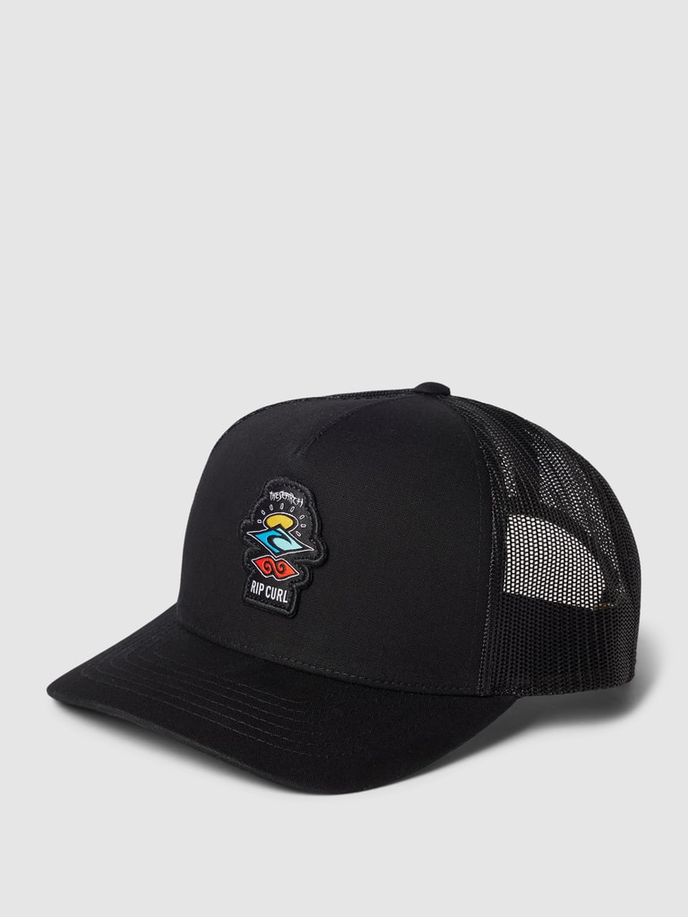 Rip Curl Trucker Cap mit Label-Patch Modell 'ICONS' (black) online kaufen