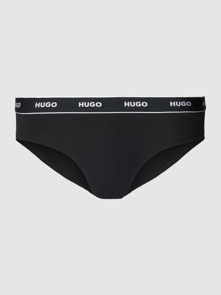 HUGO Slip mit Label-Bund Modell 'CAROUSEL' (black) online kaufen