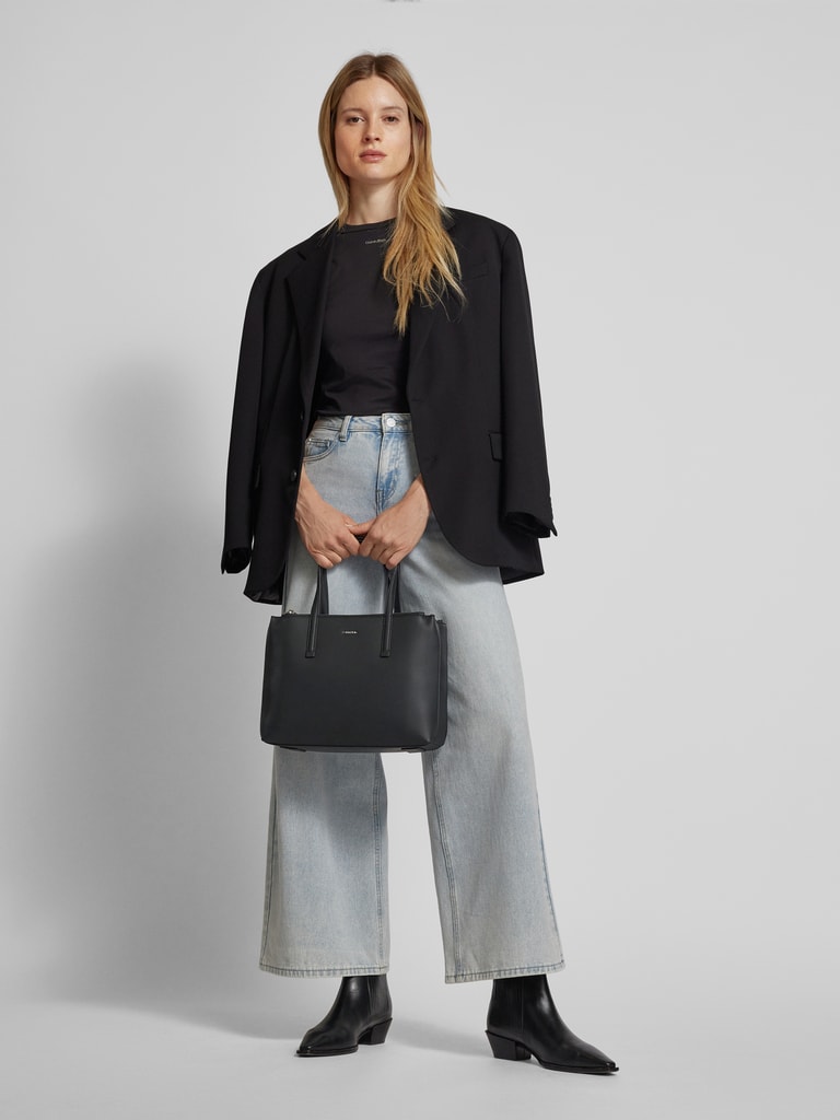 CK Calvin Klein Tote Bag mit Label-Applikation Modell 'CK MUST' (black ...