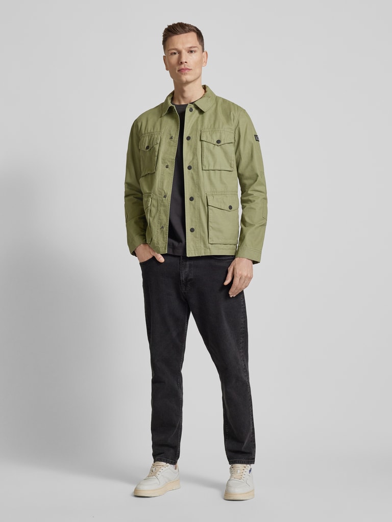 s.Oliver RED LABEL Jack met platte kraag in lichtgroen online kopen | P&C