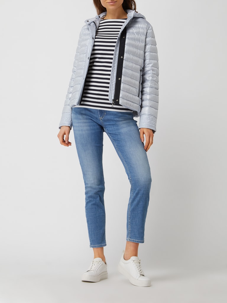 BOGNER Shirt met streepmotief, model 'Louna' in marineblauw online ...