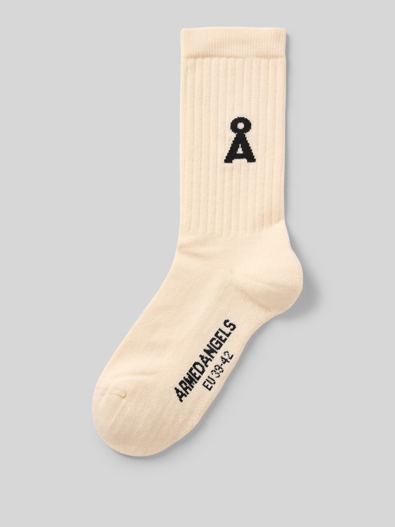 Armedangels Socken mit Label-Detail Modell 'SAAMU' (offwhite) online kaufen