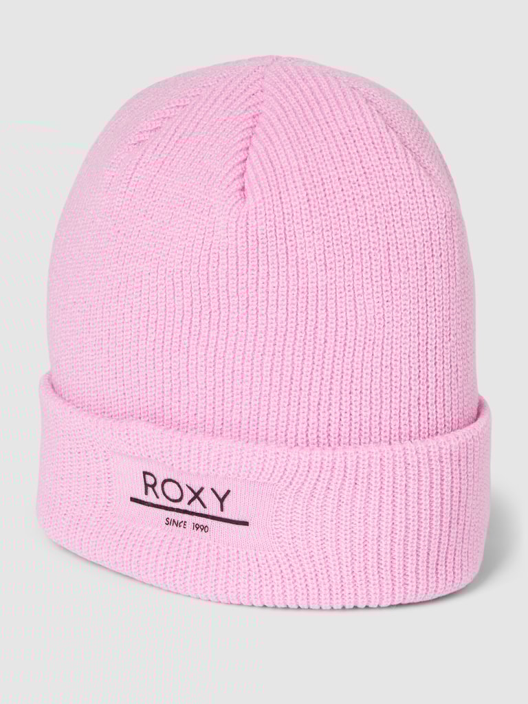 Roxy Beanie mit Label-Patch Modell 'FOLKER' (rosa) online kaufen