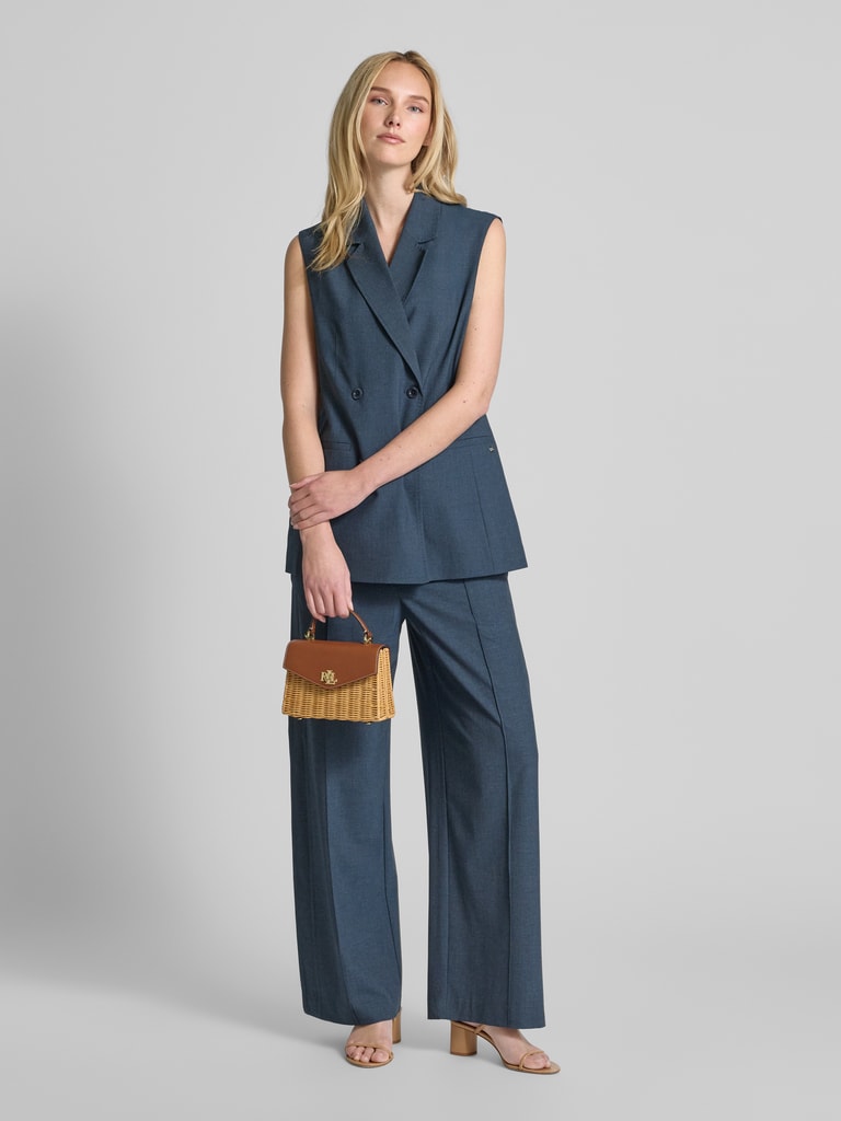 MOS MOSH Weste mit Leistentaschen Modell 'PHILINE ROYAL' (rauchblau ...