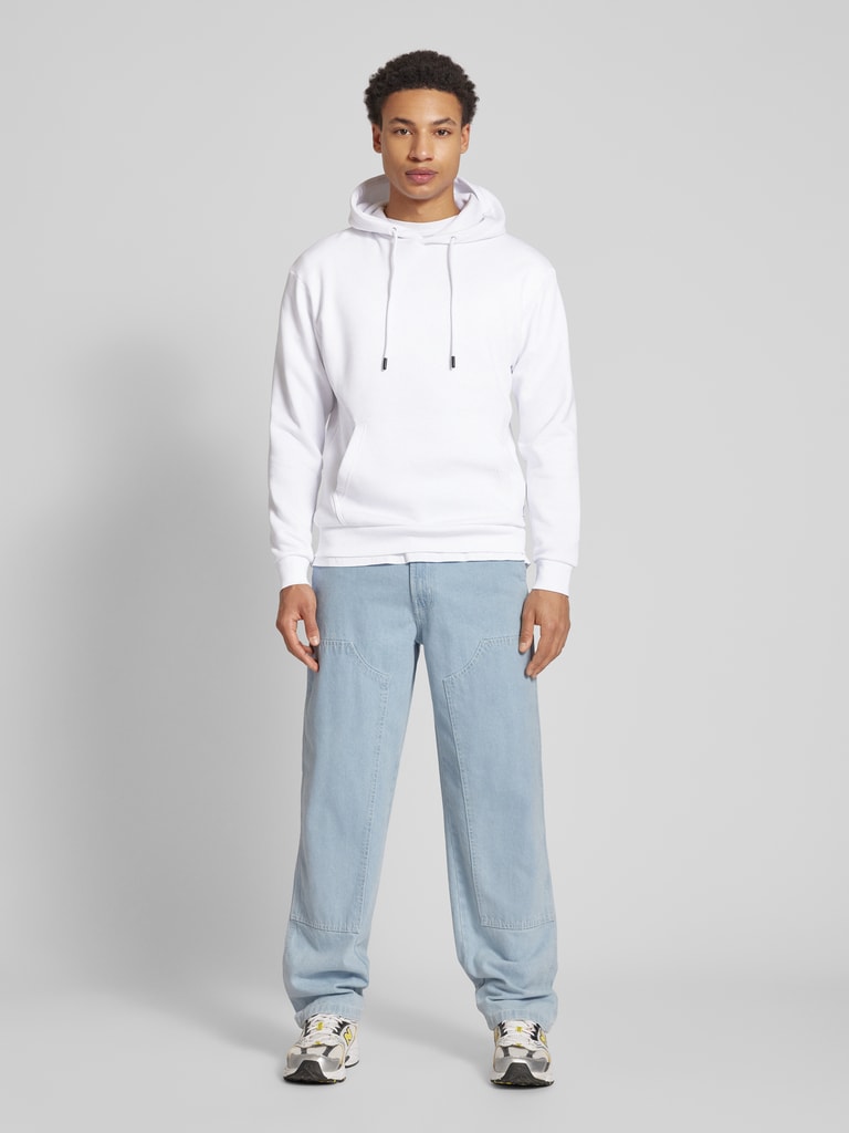 JACK & JONES Hoodie im unifarbenen Design Modell 'BRADLEY' (weiss ...