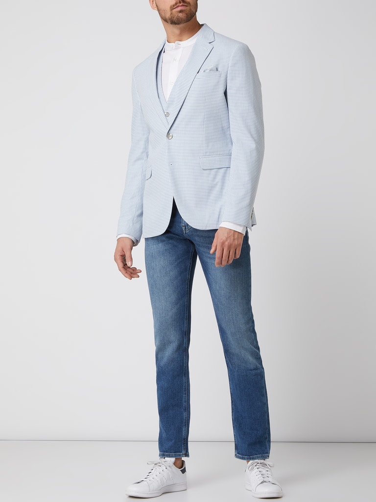 MCNEAL Slim fit 2-knoops colbert met pepitadessin, model 'Marc' in ...
