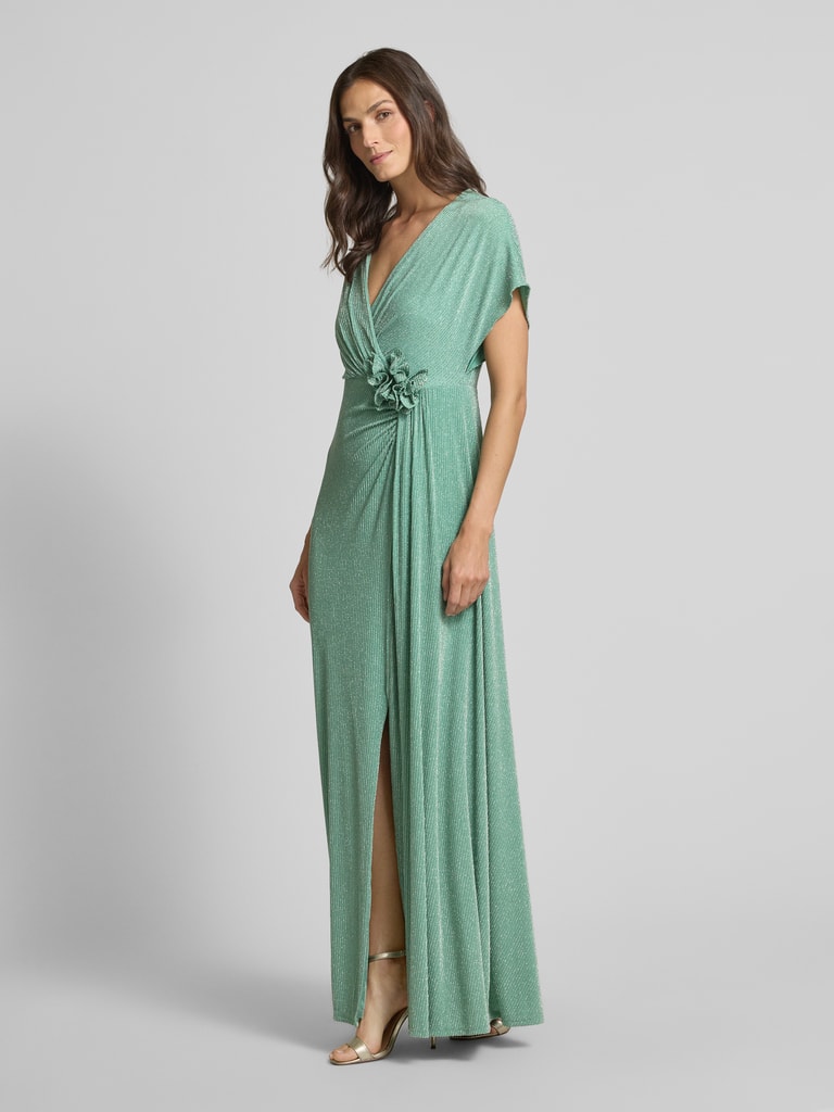 Vera Mont Maxikleid in Wickel-Optik mit V-Ausschnitt (hellgruen) online ...