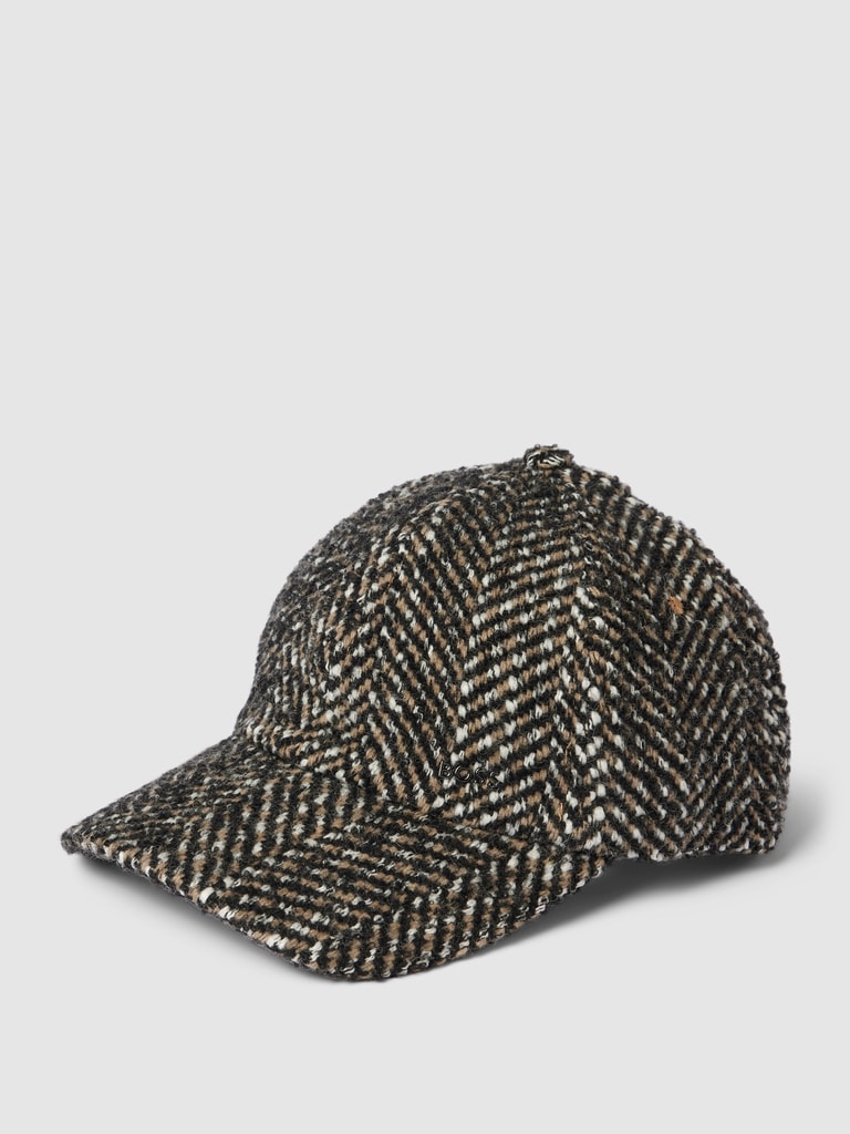 BOSS Cap aus Woll-Mix mit Label-Detail (beige) online kaufen