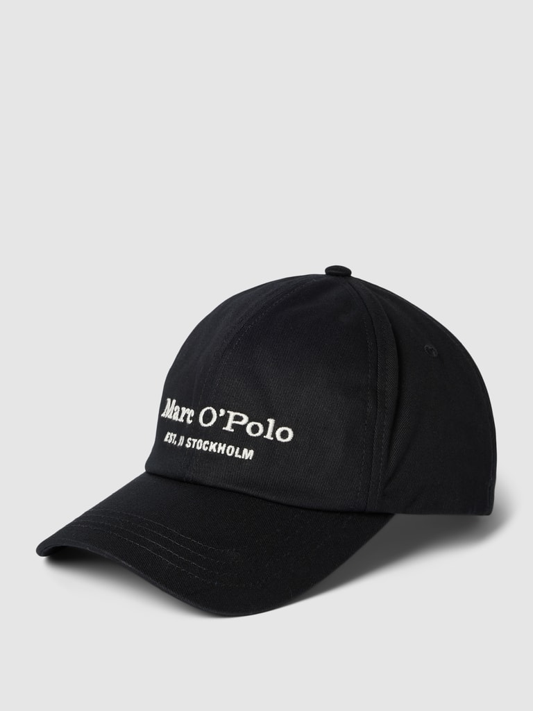 Marc O'Polo Basecap mit Label-Stitching (black) online kaufen