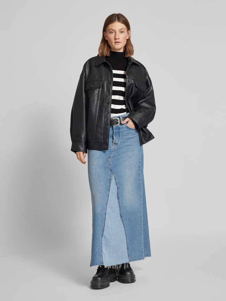 Only Loose Fit Strickpullover mit Stehkragen Modell 'BARIA' (black ...