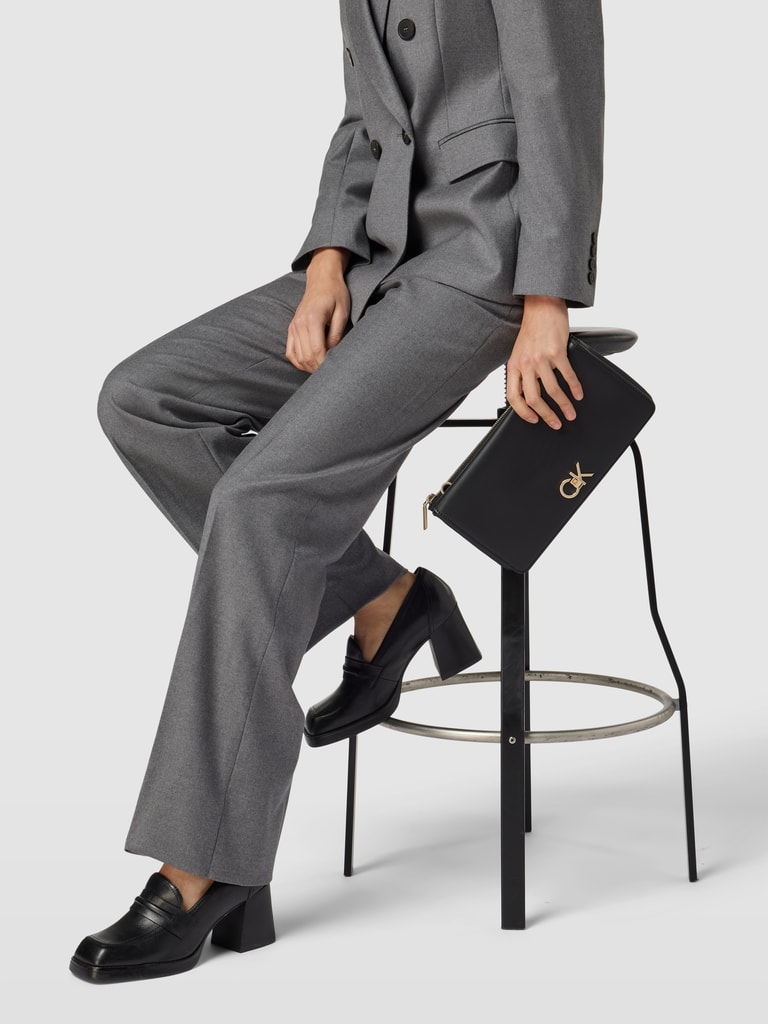 CK Calvin Klein Handtas met labelapplicatie, model 'RE-LOCK DOUBLE ...