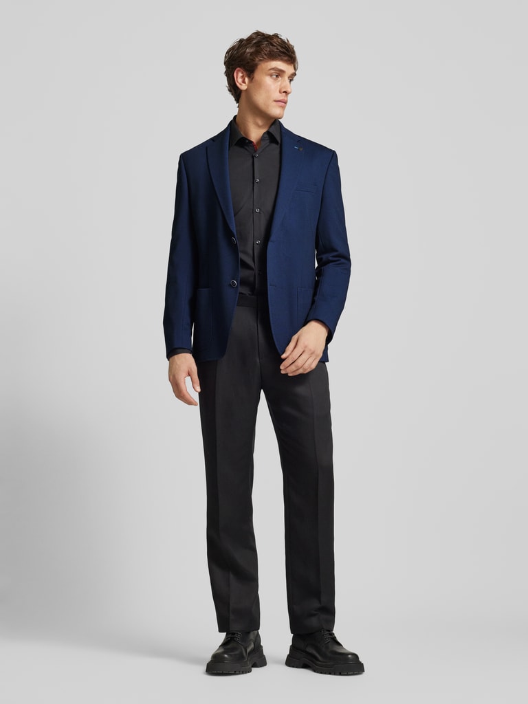 Roy Robson Regular Fit Sakko mit Strukturmuster (marine) online kaufen