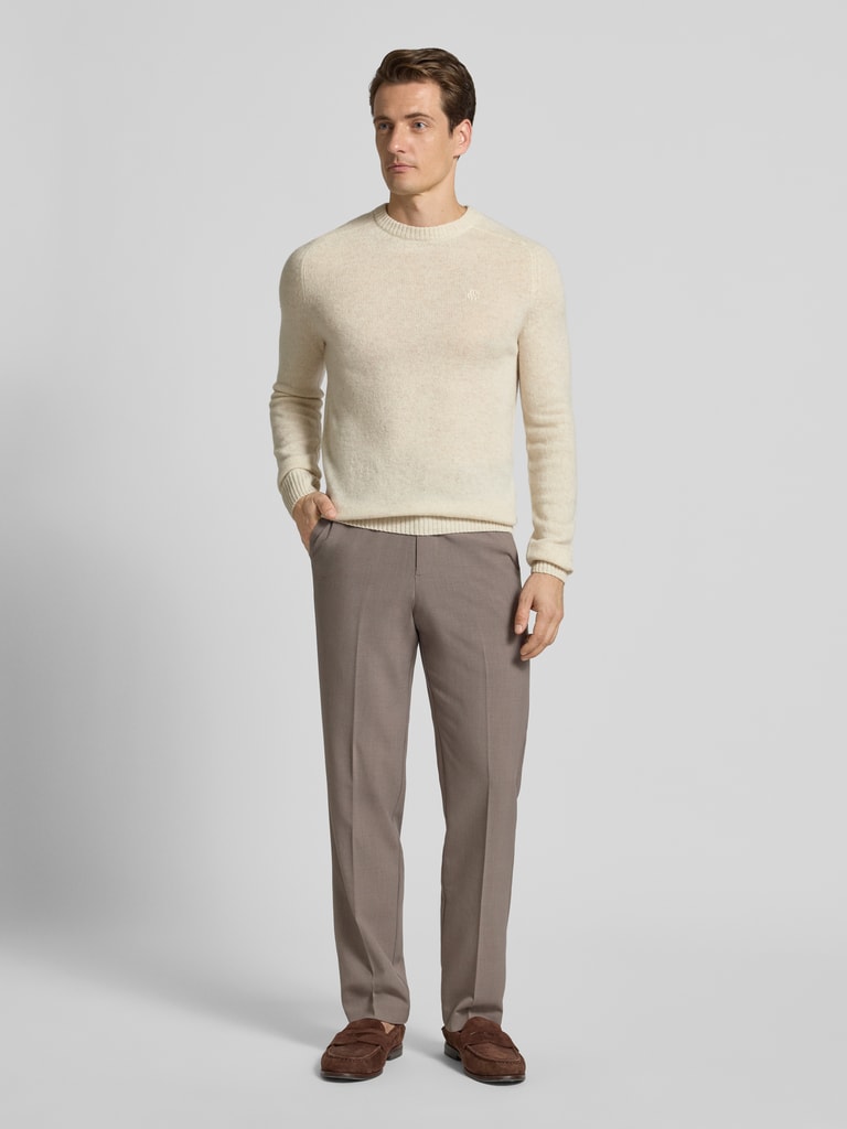 MCNEAL Regular Fit Strickpullover aus reiner Wolle (kitt melange ...