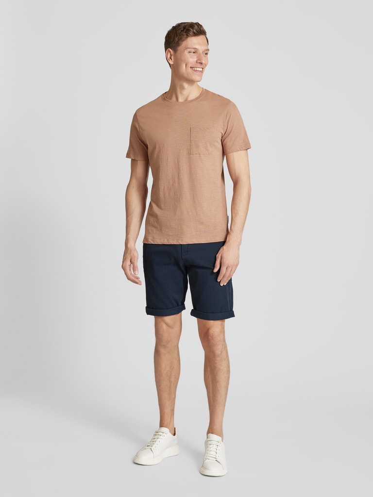 Tom Tailor Slim Fit Chinoshorts mit Eingrifftaschen (marine) online kaufen