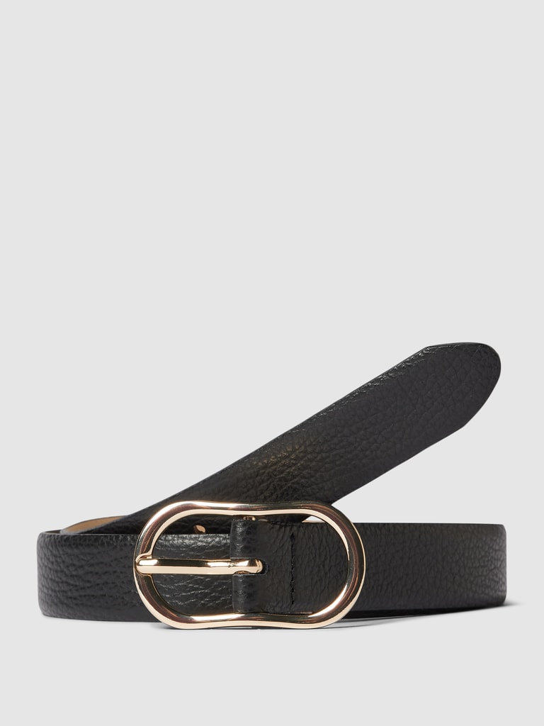 Weinmann Leren riem met doornsluiting, model 'Adria' in zwart online ...