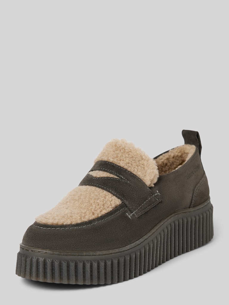 Marc O'Polo Plateau-Loafer mit wärmender Einlage (dunkelgrau) online kaufen