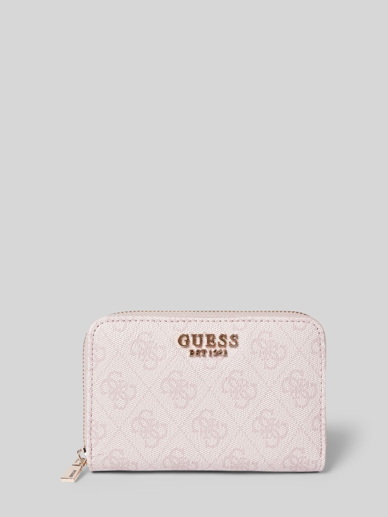 Guess Portemonnaie mit Label-Detail Modell 'ZAMIRA' (hellrosa) online ...