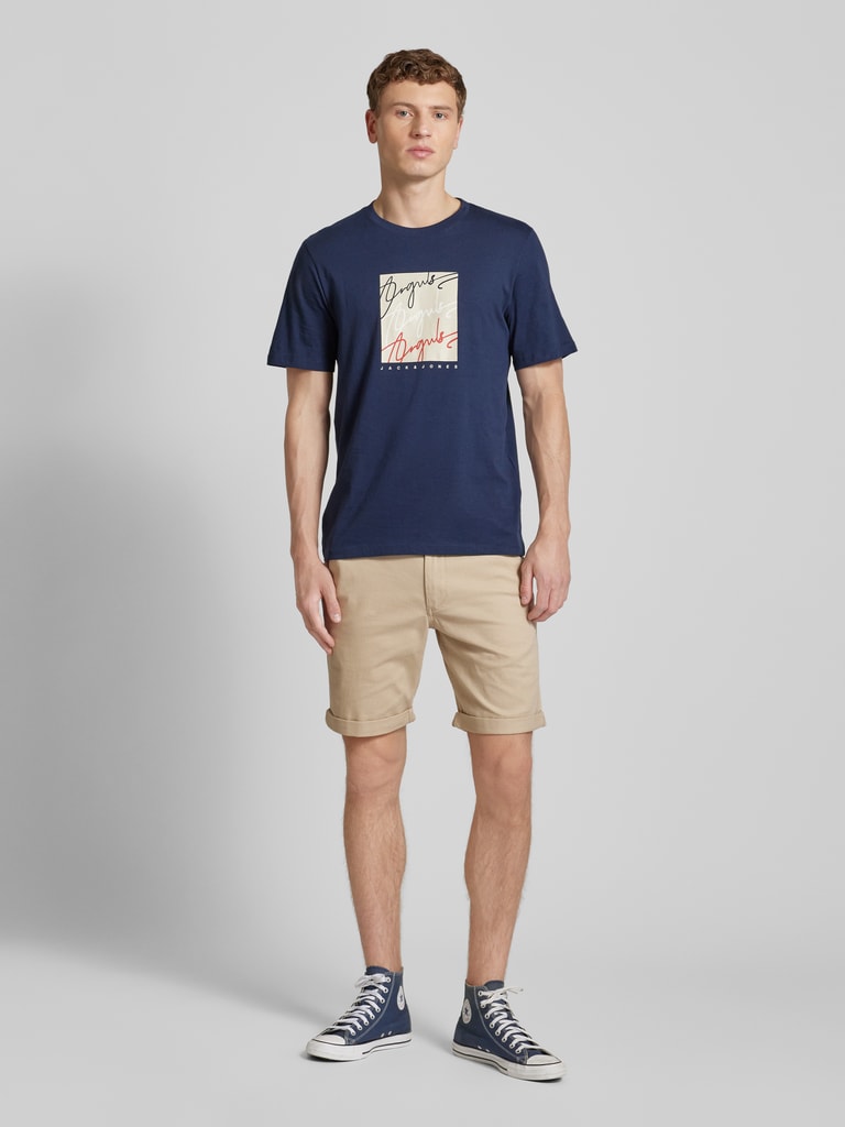 Kup online Jack & Jones Szorty chinosy o kroju regular fit ze szlufkami ...