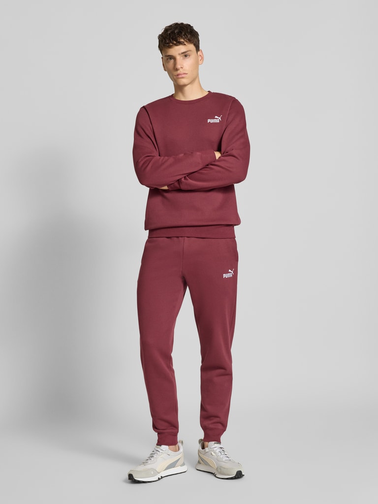 PUMA PERFORMANCE Sweatpants met labelstitching en elastische band in ...