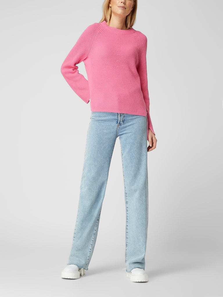 Oui Pullover mit Woll-Anteil (pink) online kaufen