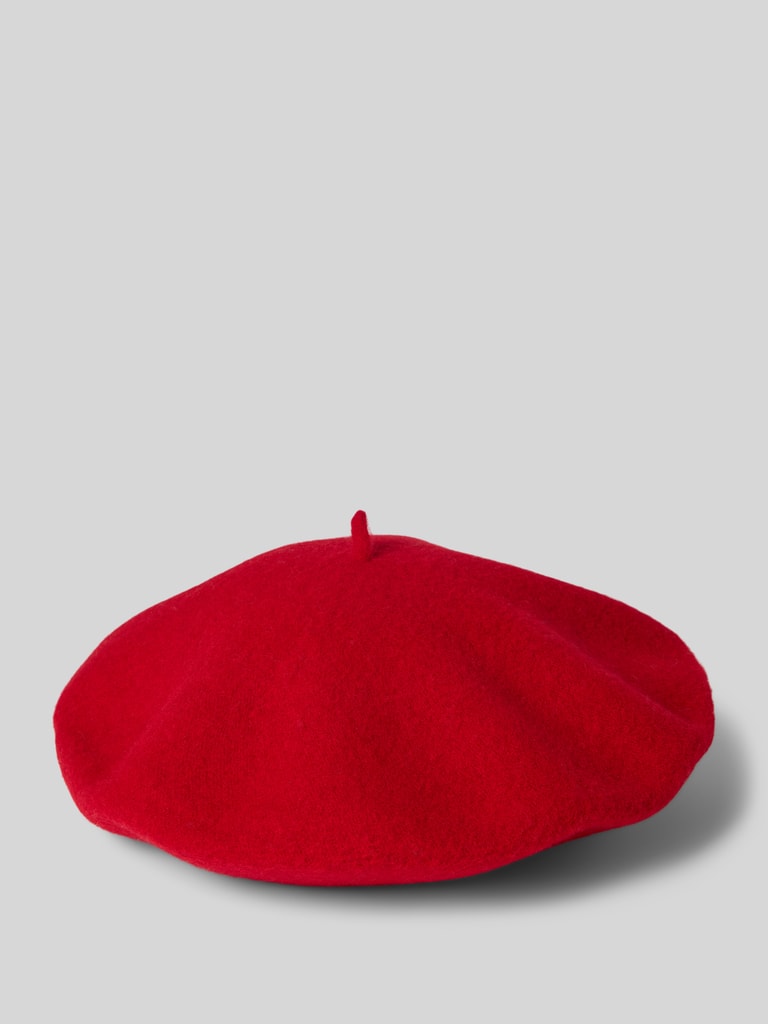Loevenich Baskische baret van zuivere wol in rood online kopen | P&C