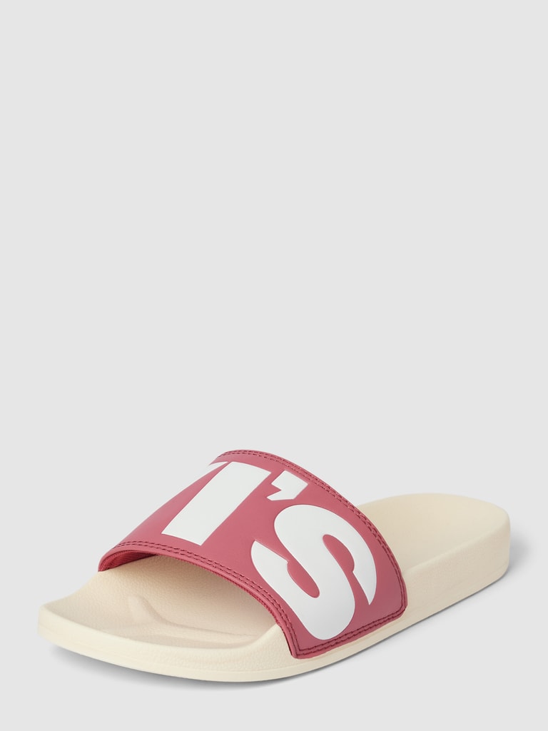 Levi’s® Acc. Slides mit Label-Detail Modell 'JUNE' (pink) online kaufen