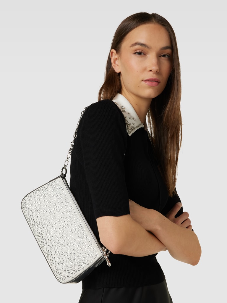 MICHAEL Michael Kors Handtas met strass-steentjes, model 'EMPIRE' in ...