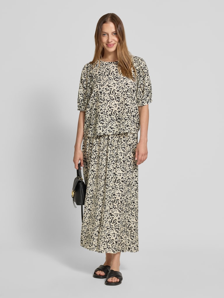 Kup online MSCH Copenhagen Długa spódnica z elastycznym pasem model ‘Jusia’ (złamany biały)