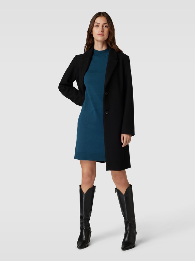 ICHI Mantel mit Reverskragen Modell 'Jannet' (black) online kaufen