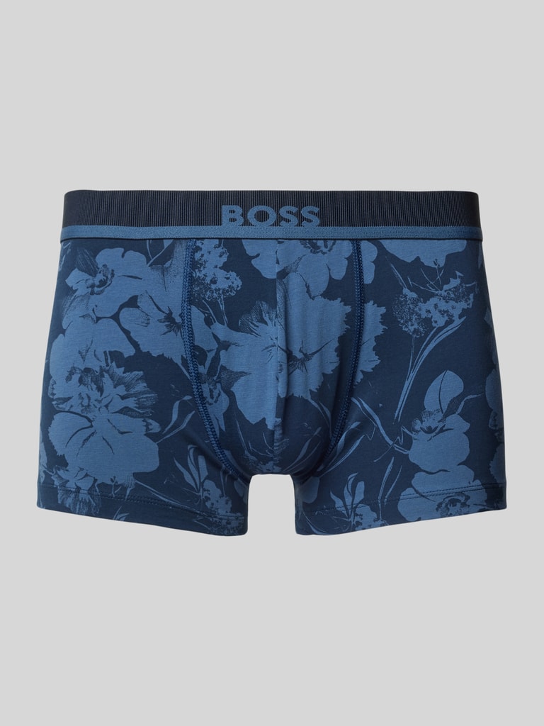 BOSS Trunks mit elastischem Label-Bund (blau) online kaufen