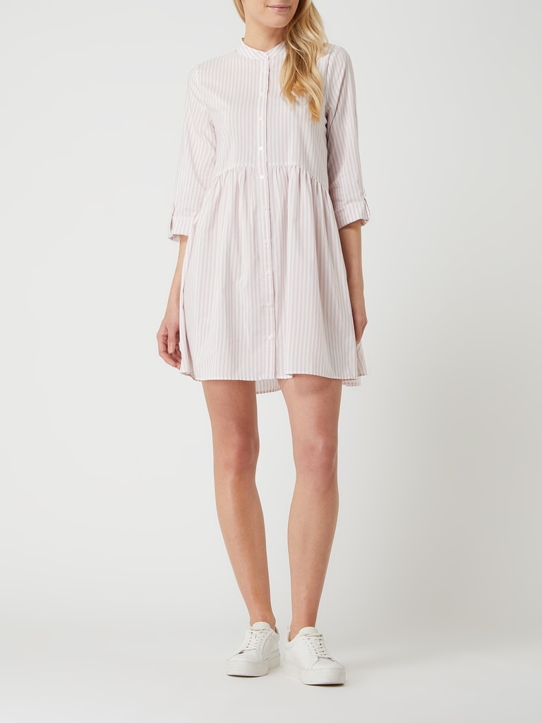 Only Blusenkleid mit Streifenmuster Modell 'Ditte' (rosa) online kaufen