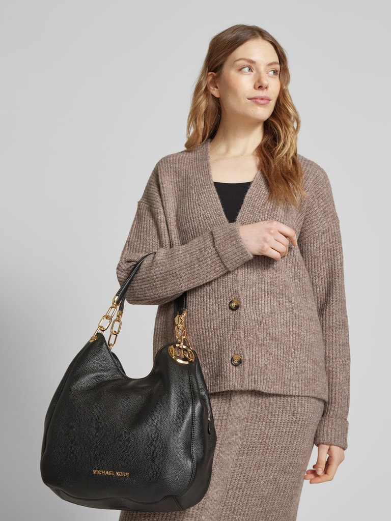 MICHAEL Michael Kors Handtas van echt leer in zwart online kopen | P&C