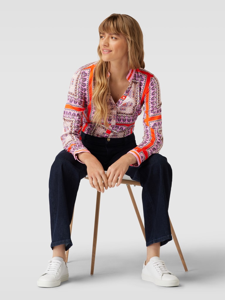 Emily Van den Bergh Blouseshirt van zuiver katoen, model 'Bandana' in ...