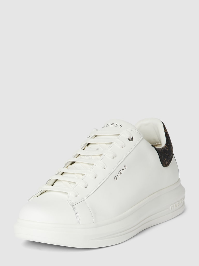 Guess Sneaker mit Label-Print Modell 'VIBO' (weiss) online kaufen