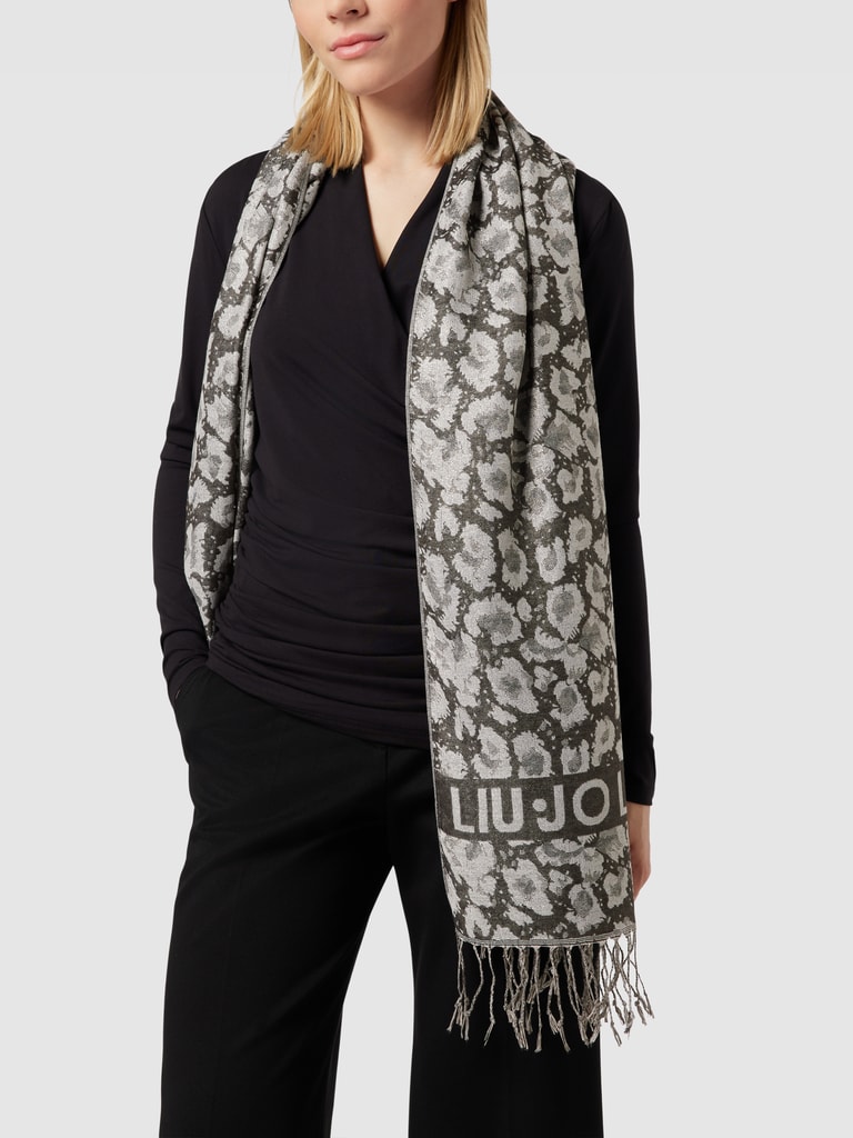 Liu Jo White Schal mit Animal-Print (black) online kaufen