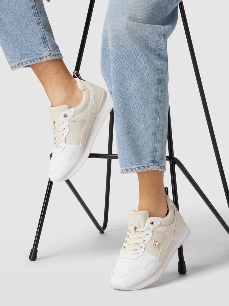 Tommy Hilfiger Sneaker mit Label-Applikation Modell 'RUNNER' (weiss ...