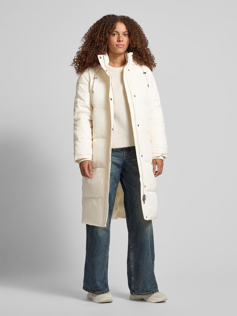 Only Regular Fit Steppmantel mit Kapuze mit Tunnelzug Modell 'IRENE ...