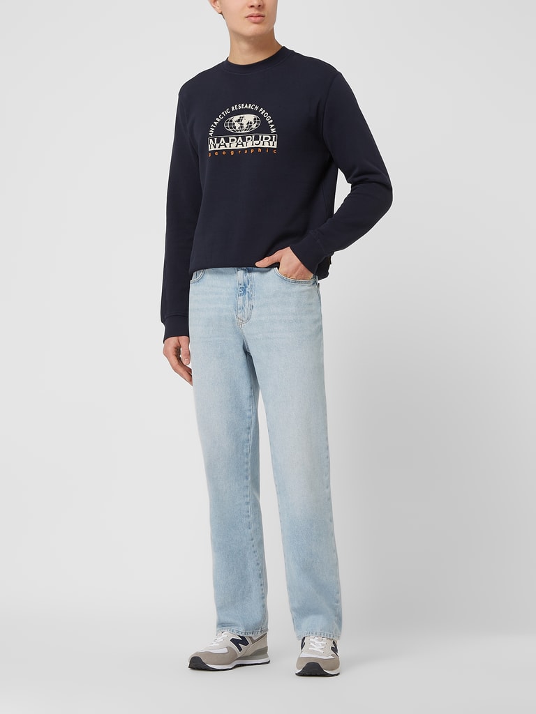 Napapijri Sweatshirt mit Rundhalsausschnitt Modell 'Macas' (marine ...